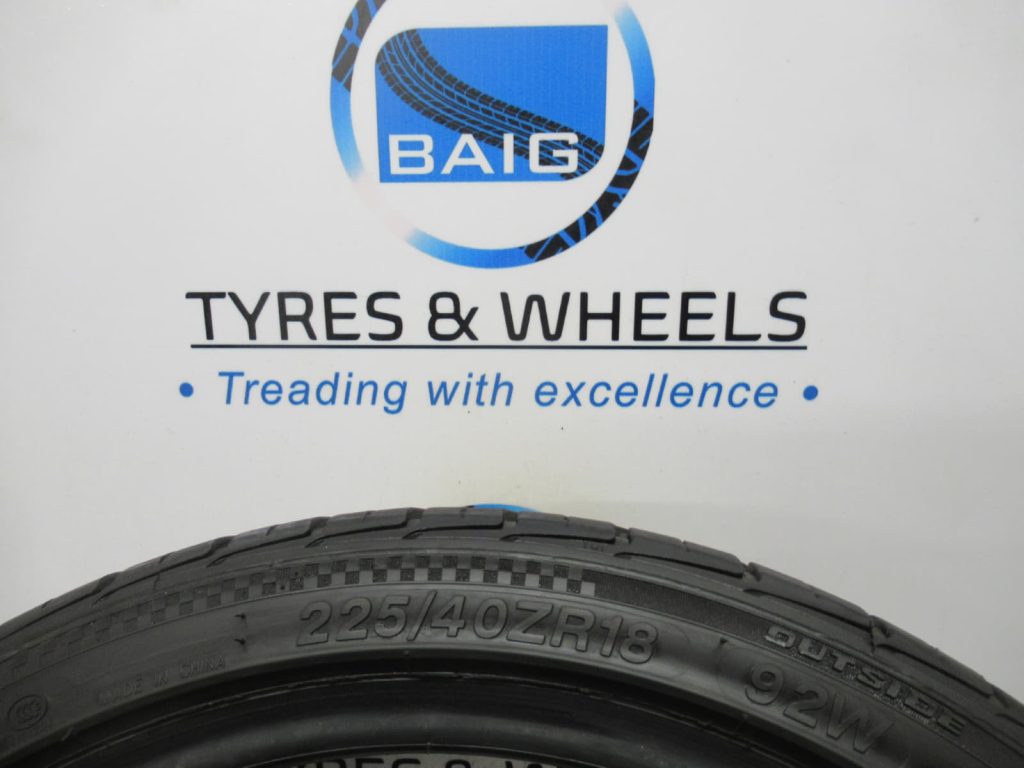 205 40 ZR18 92W THREE A P606 M+S TYRE *5.8MM* – Baig Tyres